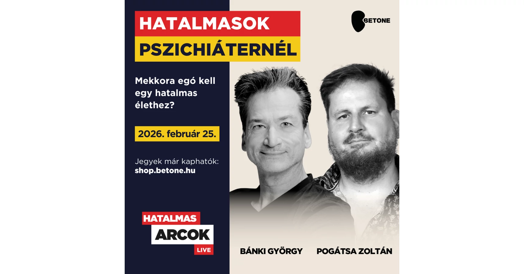Hatalmas arcok LIVE